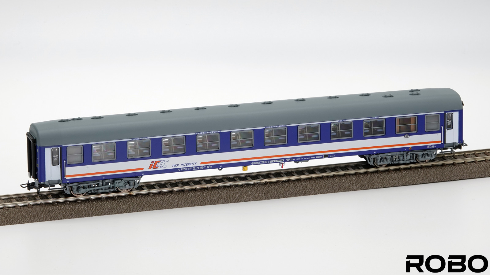 244211 - PKP Intercity couchette, Warszawa Grochów station, model with ...