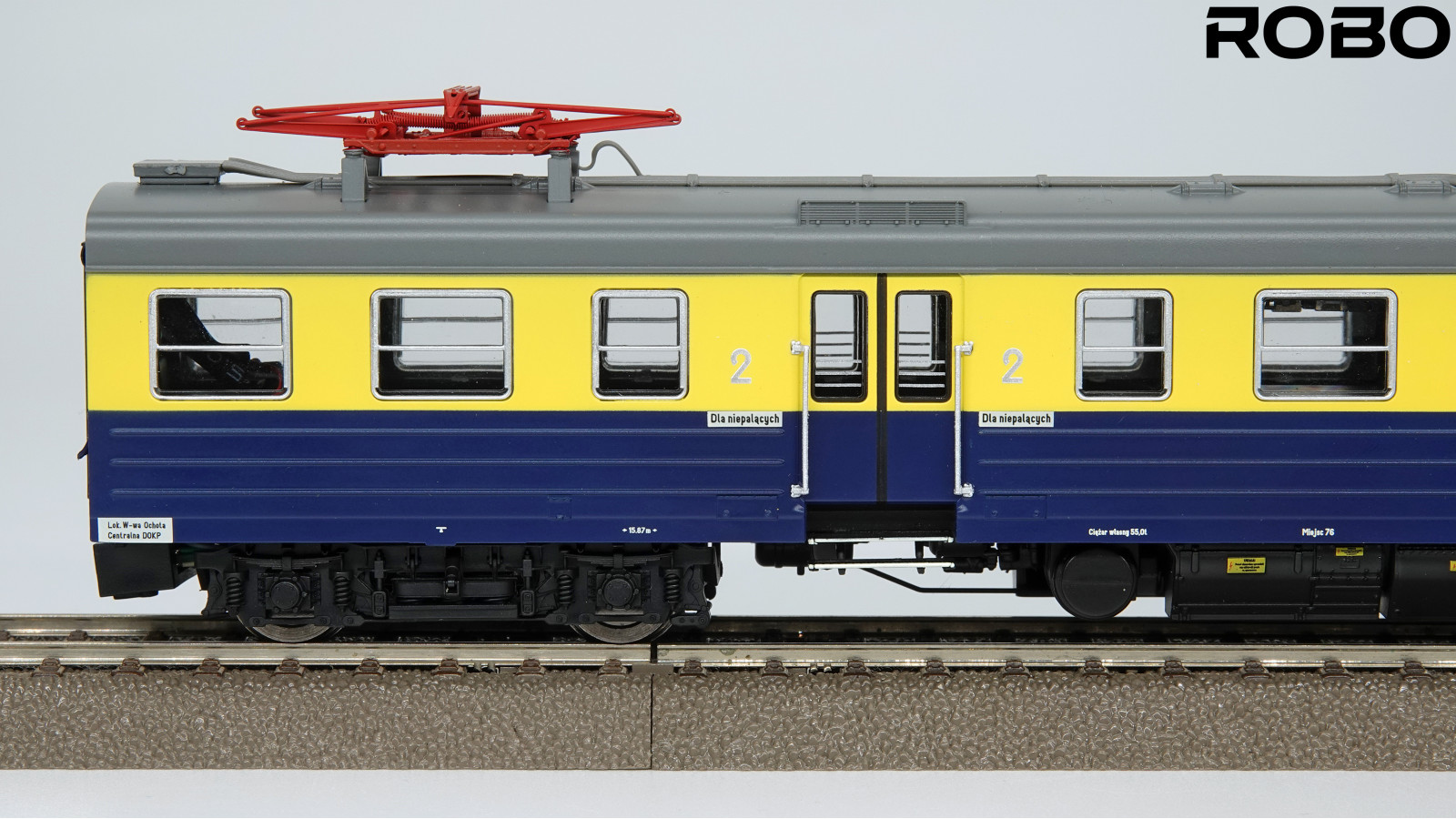 400310JE - PKP EN57-648 st. Warszawa, model z oświetleniem i dekoderem ...