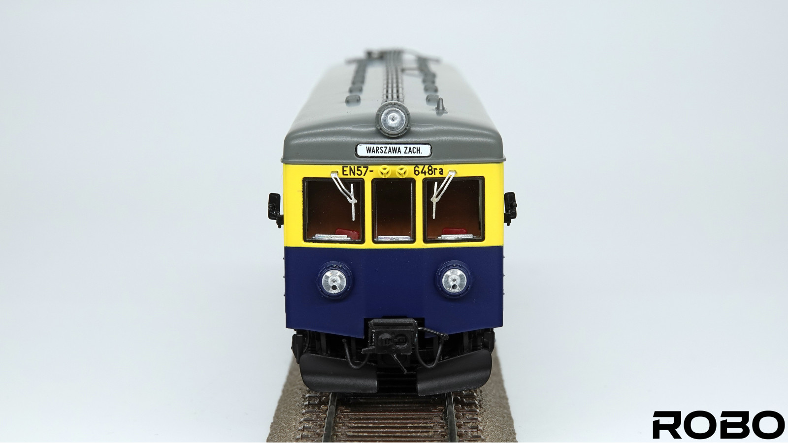 400310JE - PKP EN57-648 st. Warszawa, model z oświetleniem i dekoderem ...