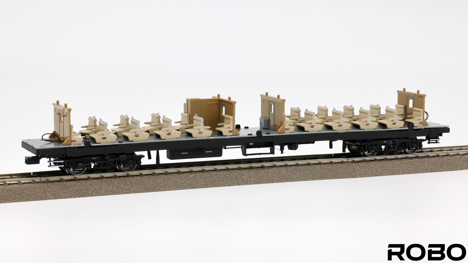 302011 - Set of 2 2nd class wagons, Korsze station - "Ryflak", models ...